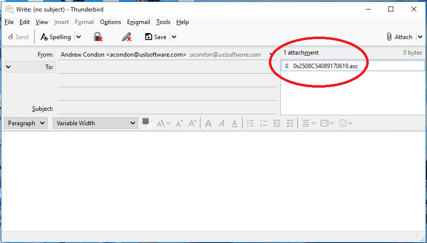 Digital Signature and Encryption in Thunderbird « USLSoftware®