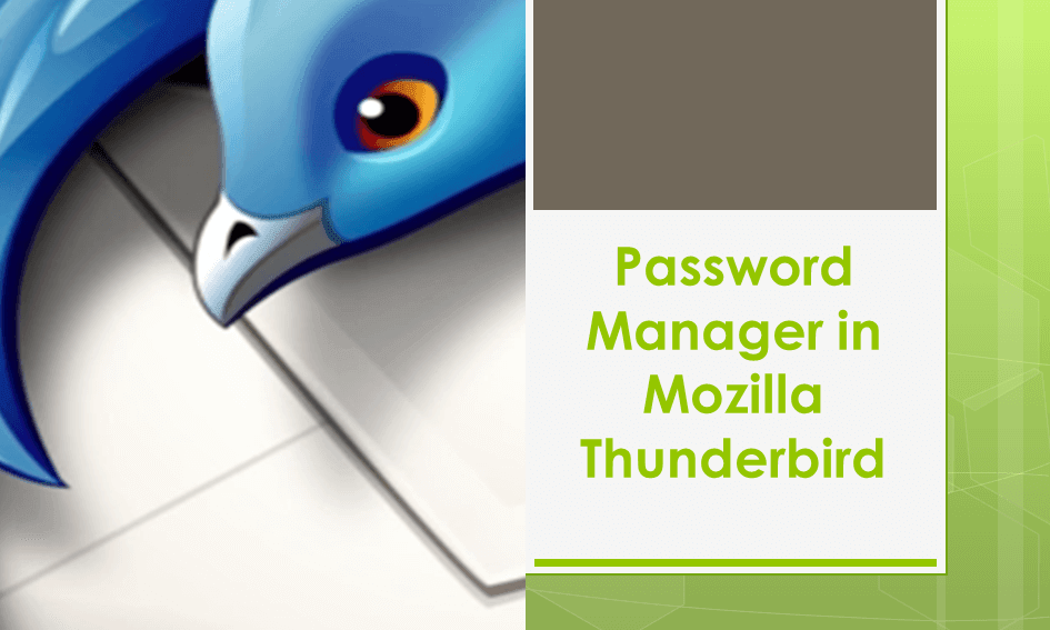 Learn About the In-Built Password Manager in Thunderbird! Learn About the In-Built Password Manager in Thunderbird!