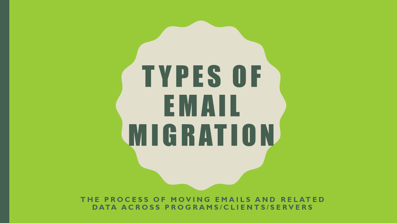Types of Email Migration - The Process of Moving Emails and Related ...