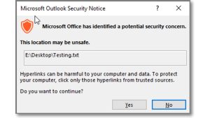 How to Remove the Warning About Unsafe Location When Clicking on ...